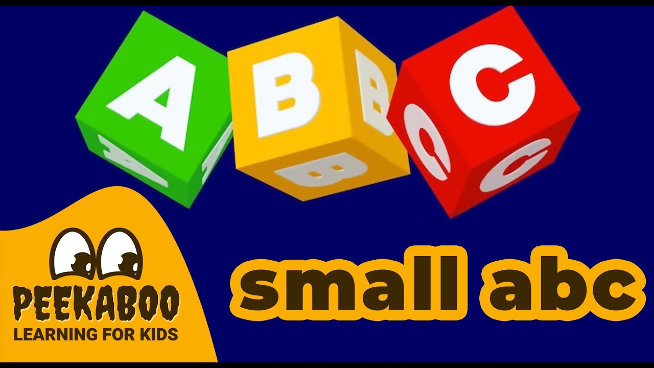 abcd Small Letters | lower Case Alphabet for Kids Peekaboo (Learning ...