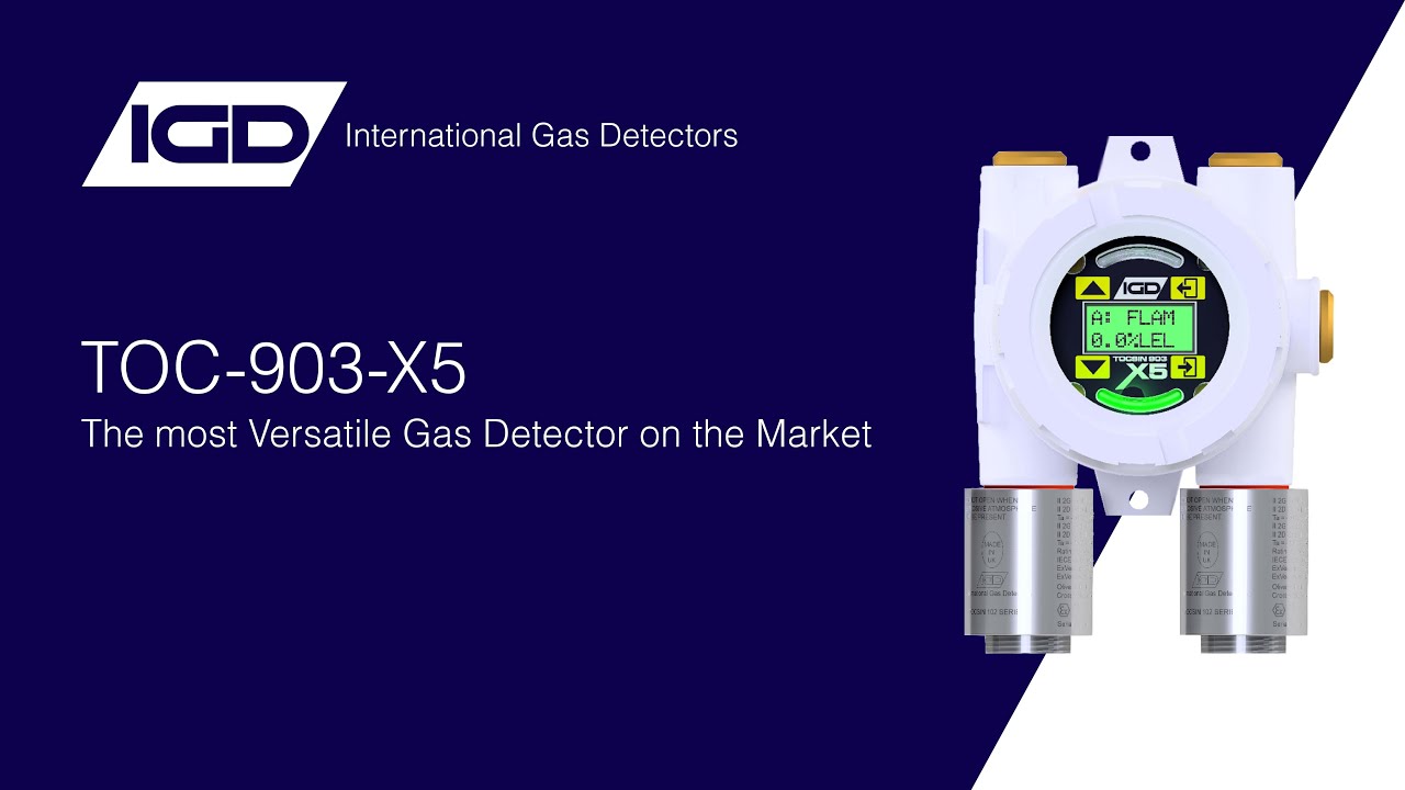 TOC-903-X5 - World Most Versatile Gas Detector Transmitter - YouTube