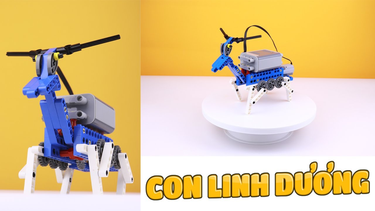 BỘ LEGO KỸ SƯ CƠ KHÍ - CON LINH DƯƠNG (ANTELOPE) - YouTube