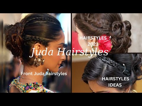 Eid special Juda hairstyles|Front Juda hairstyles for girls ⭐ - YouTube