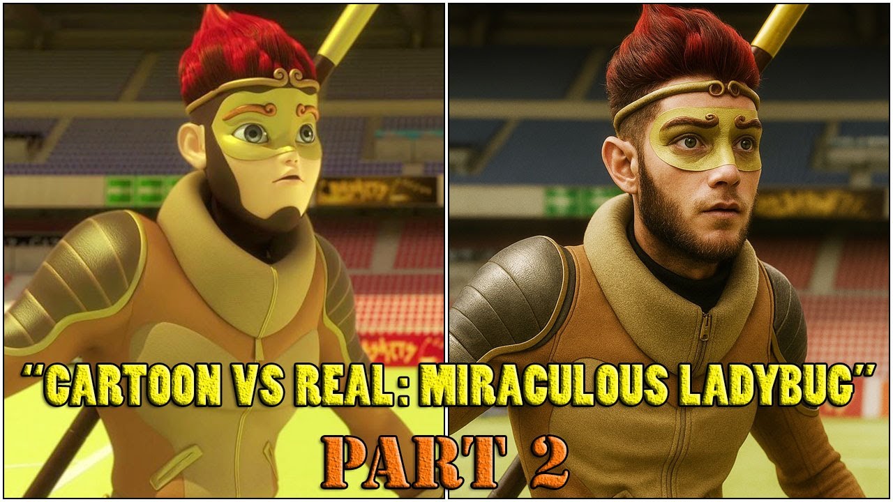 MIRACULOUS LADYBUG CHARACTERS | CARTOON VS REAL LIFE PART 2 - YouTube