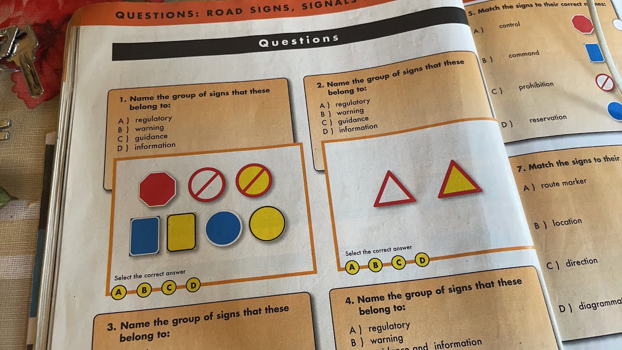Road signs questions | learner’s licence test - YouTube