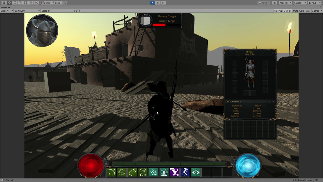 RPG Project , Archer Player Character - YouTube