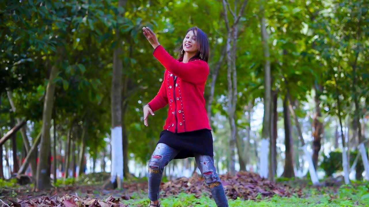 Bengali New Song Dance Video | Amar Ata Gache Te | Dancer By Modhu | SR ...