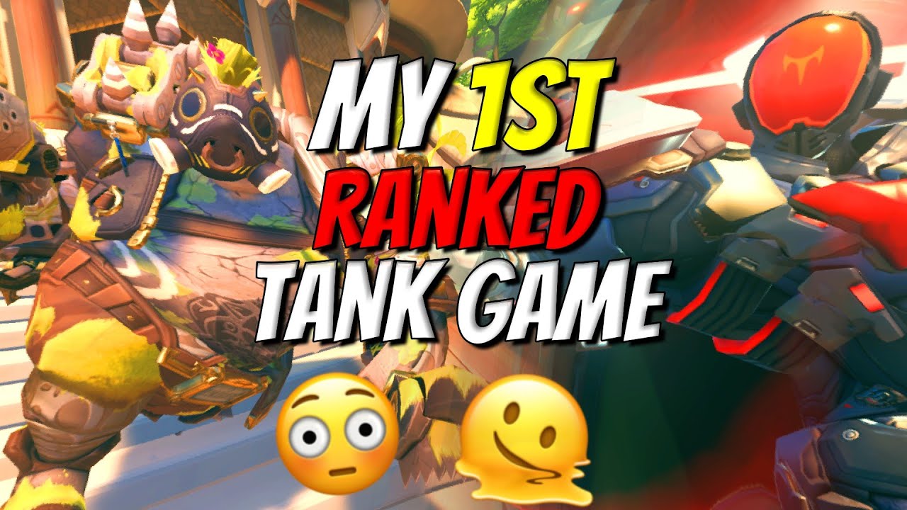 🤡 PLAYING TANK RANKED FOR THE FIRST TIME 👀 OVERWATCH 2 WITH DINA & ACE ...