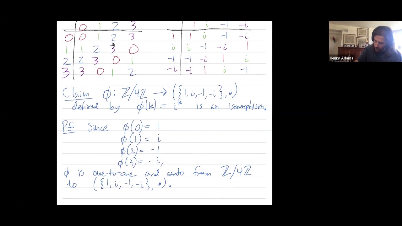 Abstract Algebra 50: An example isomorphism - YouTube