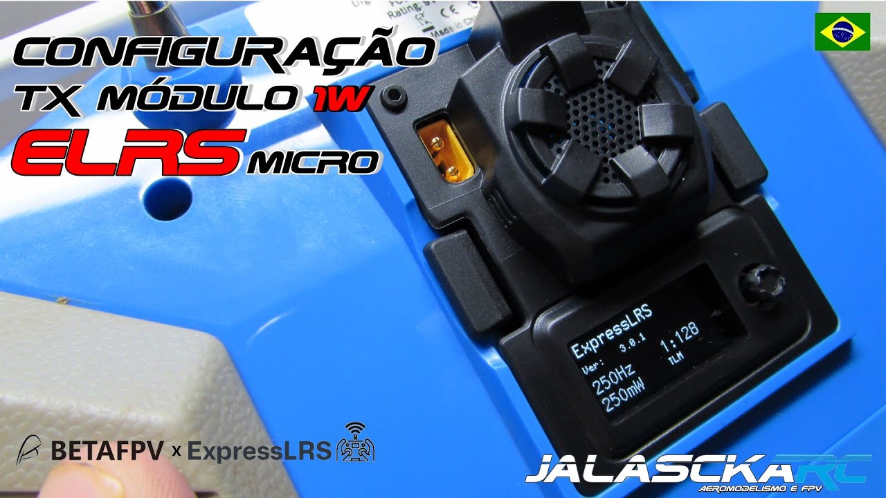 Configuração Modulo TX Micro 1W BetaFPV ExpressLRS - YouTube