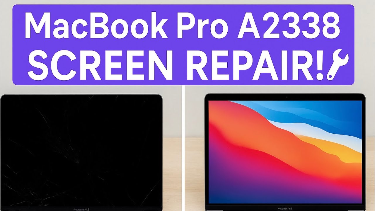 MacBook Pro A2338 Screen Replacement – Step by Step Guide! 🔧💻 - YouTube