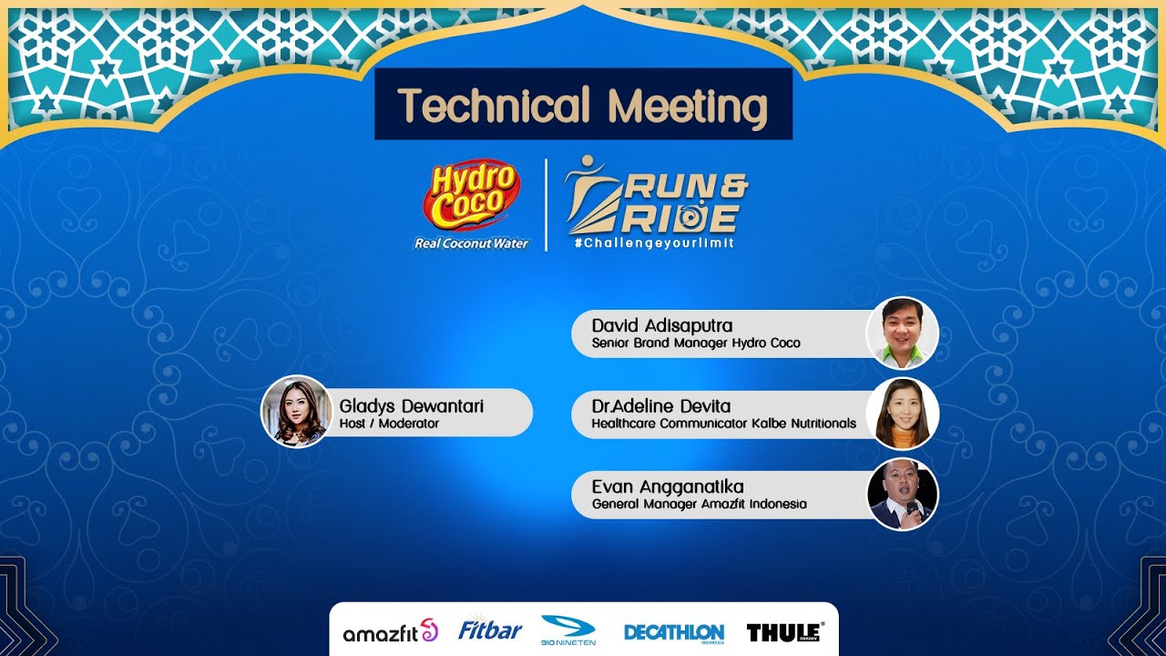 Technical Meeting Hydro Coco Run & Ride 2023 - YouTube