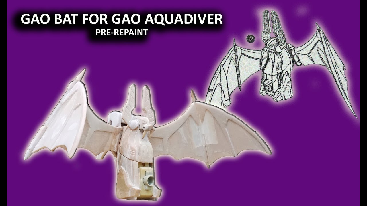 gao new bat view ( power rangers wild force , gao rangers megazord ...