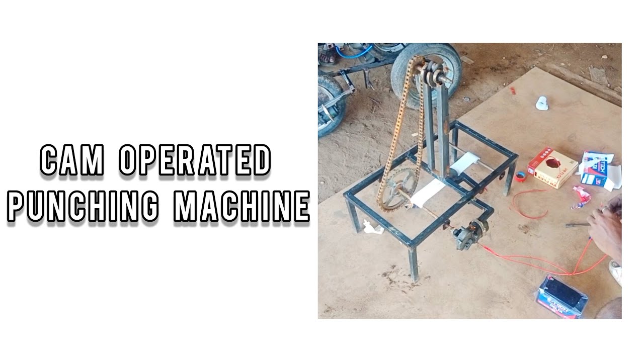 CAM OPERATED PUNCHING MACHINE - YouTube