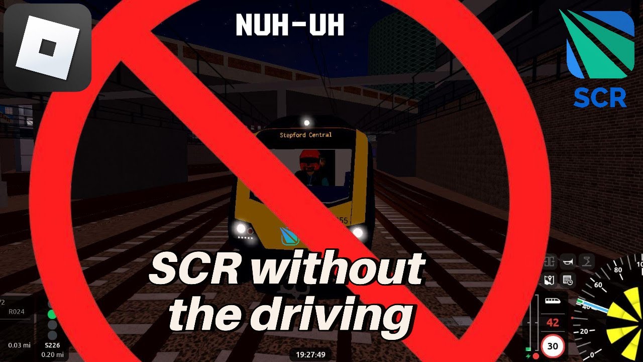 A Roblox SCR gameplay without the driving part. - YouTube