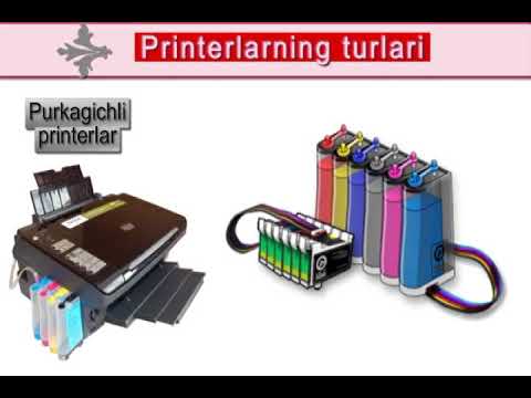 Printer va uning ishlash prinsipi - YouTube