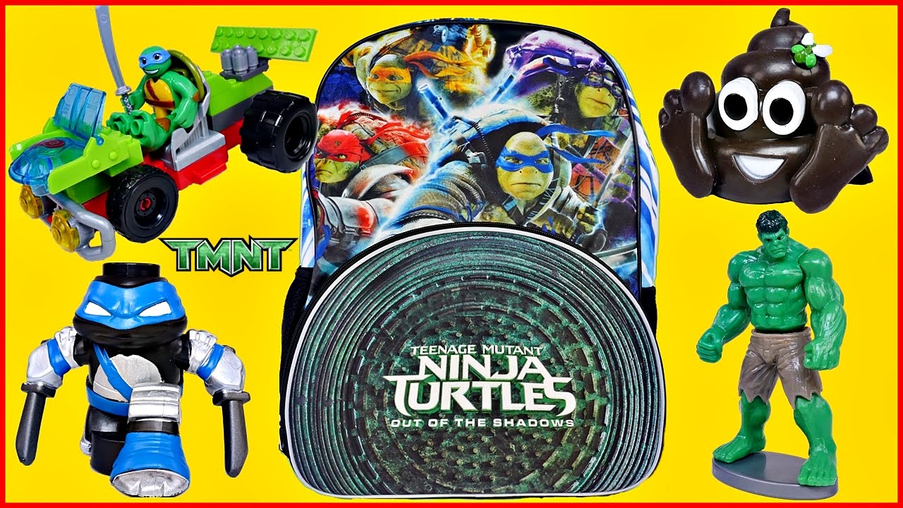 TMNT SURPRISE BACKPACK Teenage Mutant Ninja Turtles Movie - YouTube