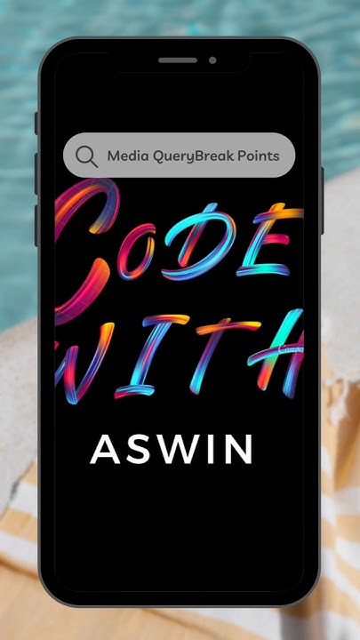 Media Query Breakpoints📱💻 Codewithaswin Shorts Ytshorts Mediaquery Css Css3 Breakpoints