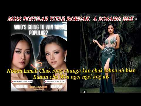 Miss Universe India ah Top 20 kan tling a ni mai/Manipur lakah i hloh lovang u