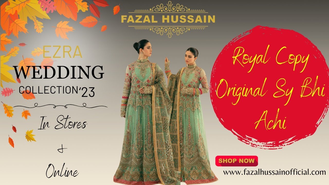 EZRA WEDDING COLLECTION 2023 DHAMAKA DISCOUNTED OFFER WITH MORE THEN 40 ...