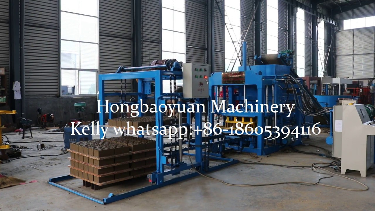 fully automatic qt4-18 hydraulic press hollow concrete block making ...