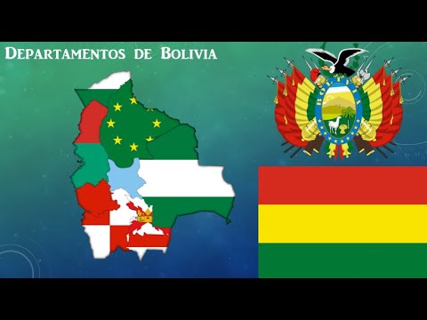 Mapas y banderas de Departamentos de Bolivia - YouTube