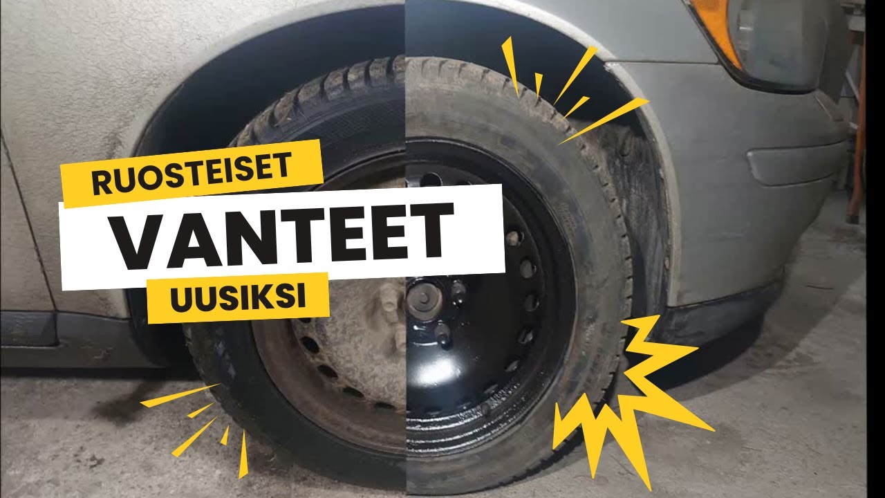 Ruosteiset vanteet uusiksi – näin sai Volvo uuden ilmeen - YouTube