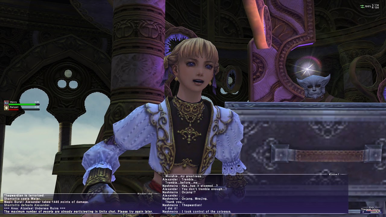 Final Fantasy XI - Treasures of Aht Urhgan Ending - Alexander 4K - YouTube