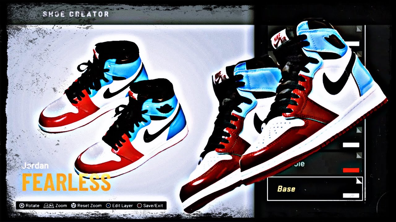 NBA 2K20 HOW TO MAKE JORDAN RETRO 1s! “FEARLESS” ( THE BEST DRIP)‼️ ...