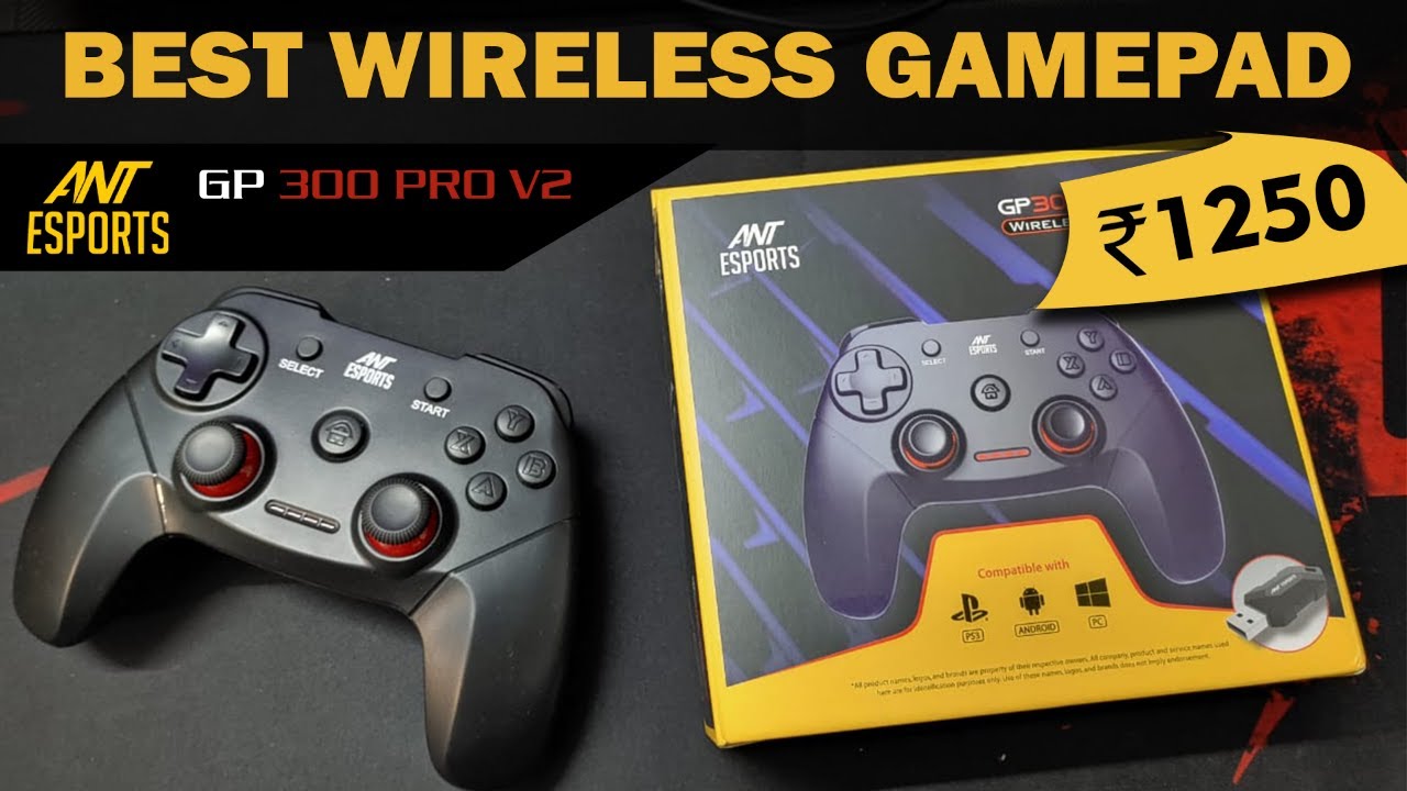 Unboxing Ant Esports GP 300 Pro V2 Wireless Controller, - YouTube