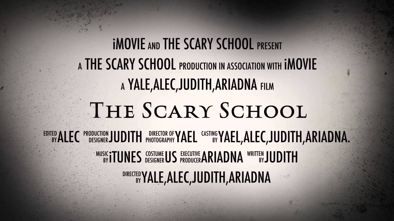 After School Video Production - iMovie Horror Trailers - YouTube