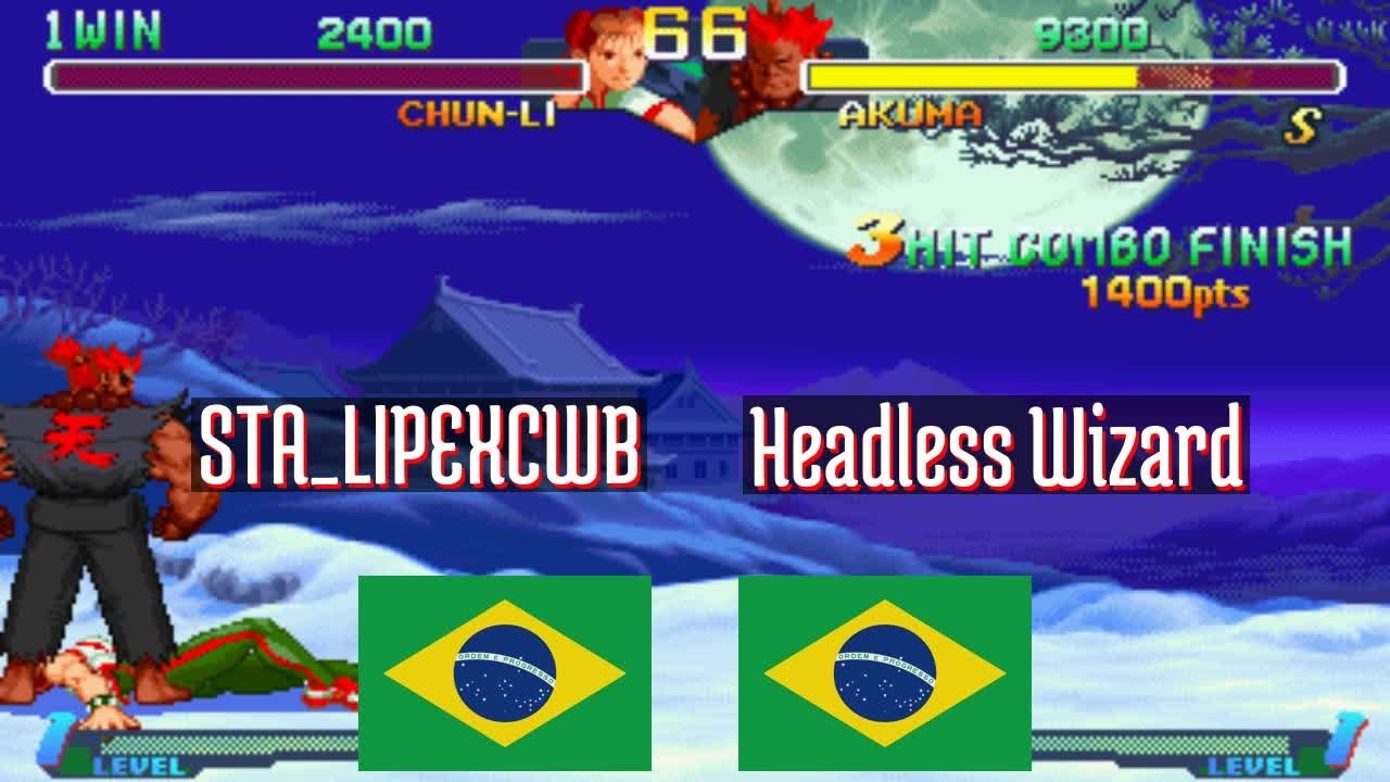 FT10 @sfa2u: STA_LIPEXCWB (BR) vs Headless Wizard (BR) [SF Alpha 2 sfa2 ...