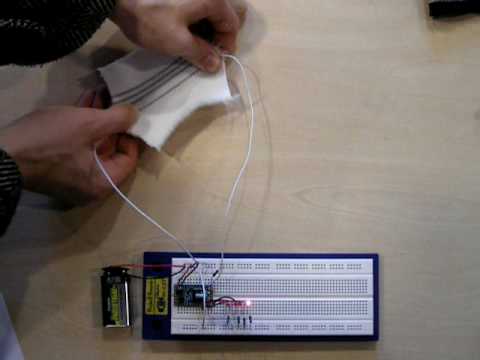 Analog Textile Sensor (Stretch) - YouTube