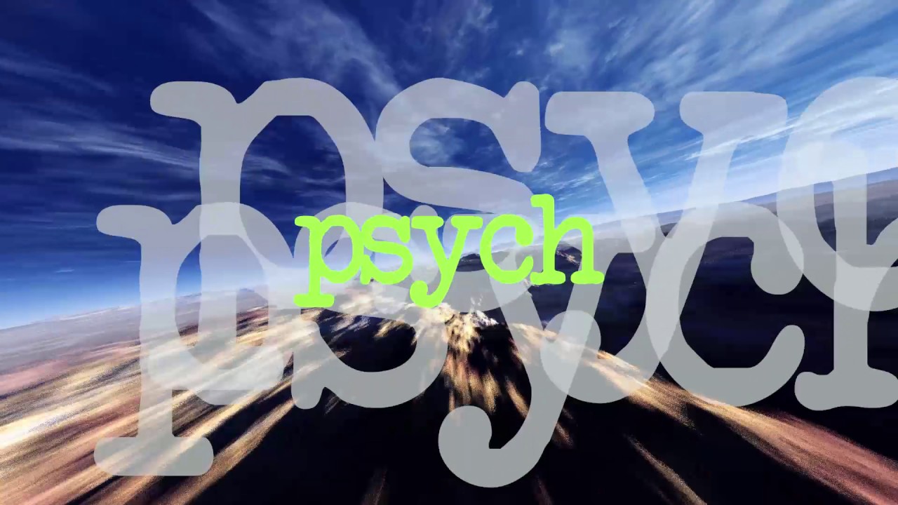 Psych Logo Reveal Sample 1080p - YouTube