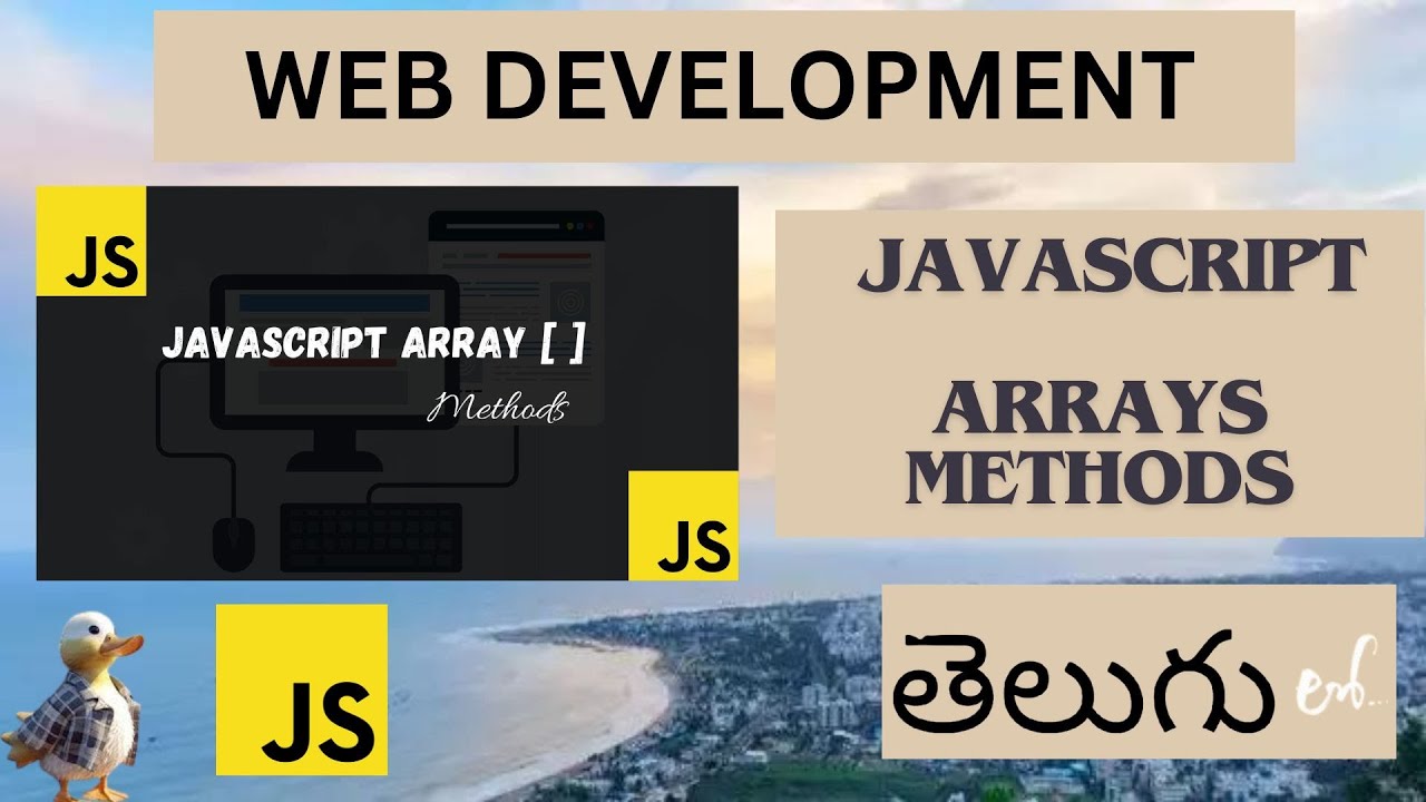 Web Development Javascript Array Methods Detail Explanation In Telugu 8413