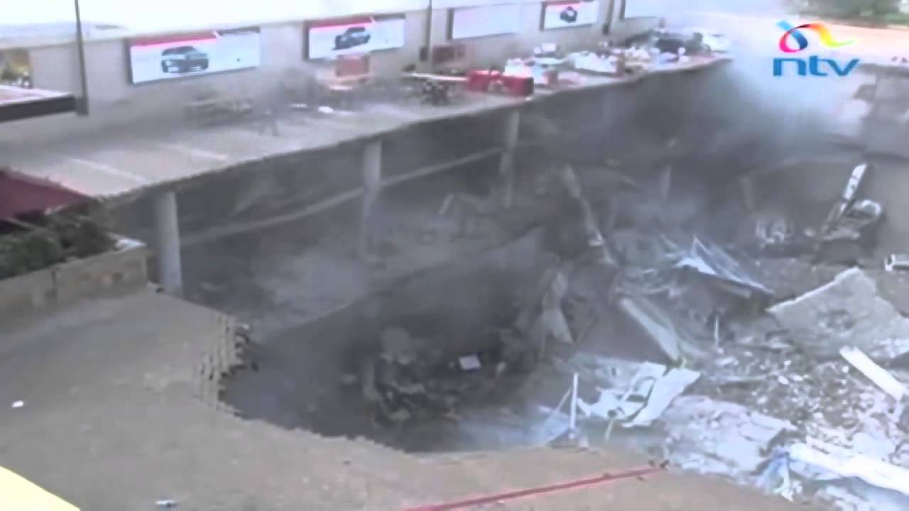 Westgate aftermath: three floors collapsed - YouTube