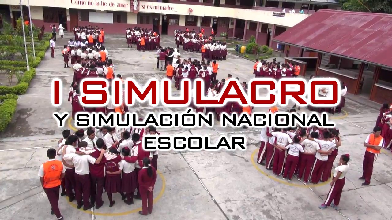 SPOT I SIMULACRO Y SIMULACIÓN NACIONAL ESCOLAR 2017. - YouTube
