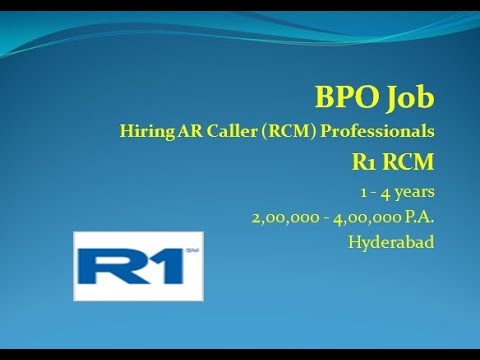 BPO Jobs in Hyderabad | R1 RCM | AR Caller || ThatsUpload || - YouTube