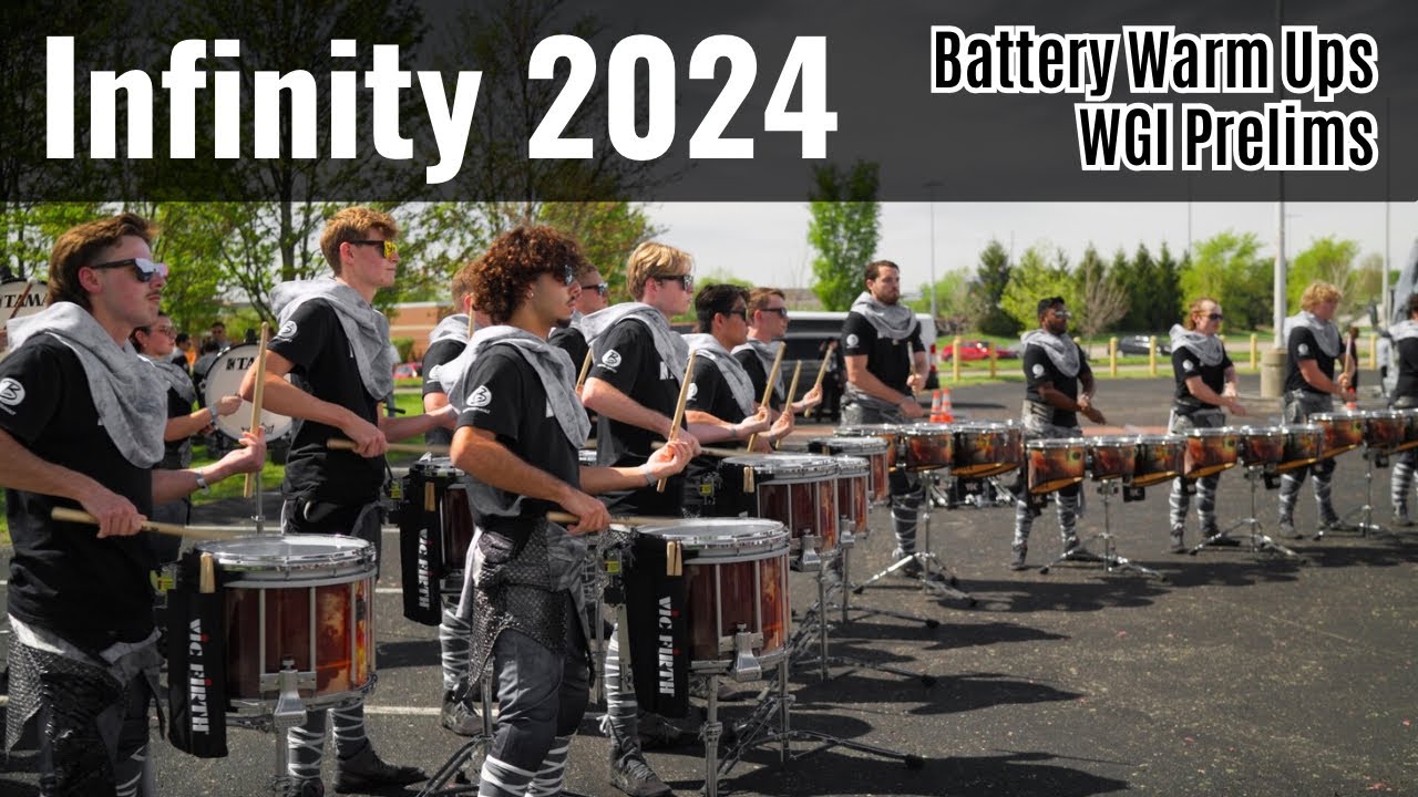Infinity Percussion 2024 Warm Ups || WGI Prelims - YouTube