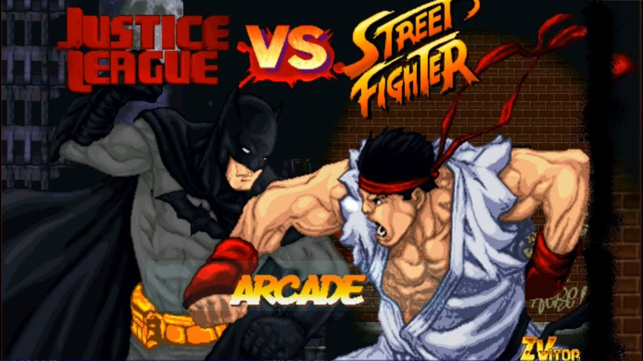 Justice League vs Street Fighter (by Zvitor) [mugengame] - YouTube
