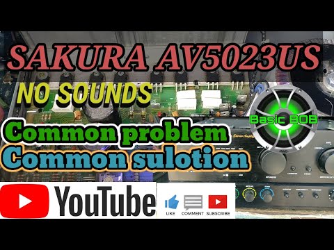 SAKURA AV5023us ,no sound