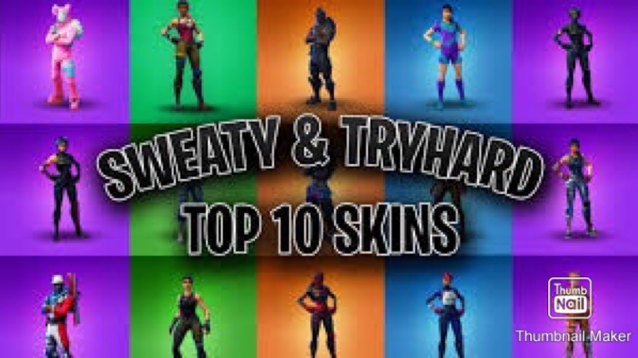 Top 10 sweaty skins 👍🏻 - YouTube