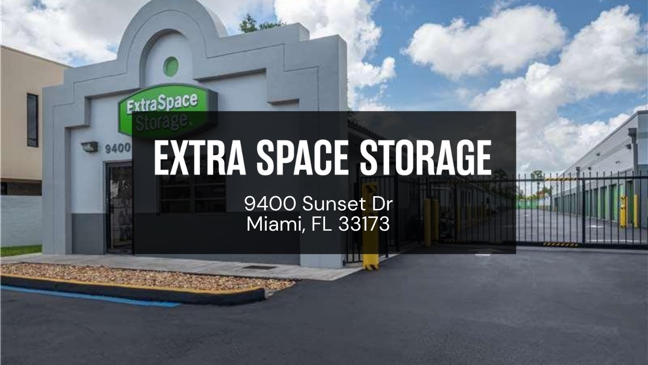 Storage Units in Miami, FL on Sunset Dr | Extra Space Storage - YouTube
