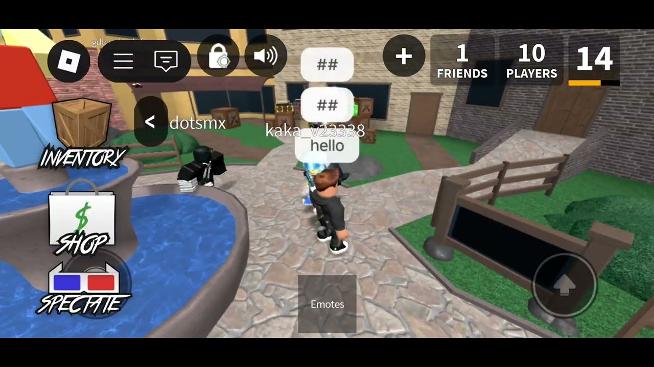 I shot a small avatar in mm2 and I got to see d3sired and I play dandy ...