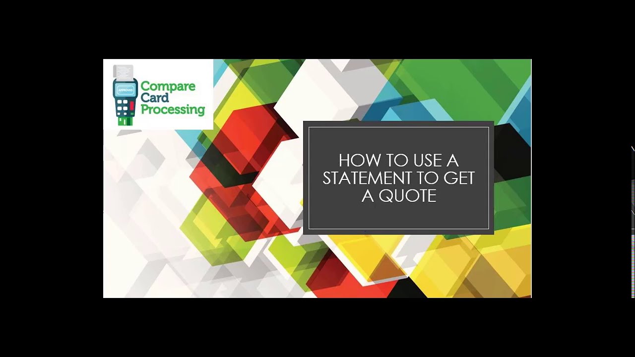 How to use a statement to get a quote - YouTube