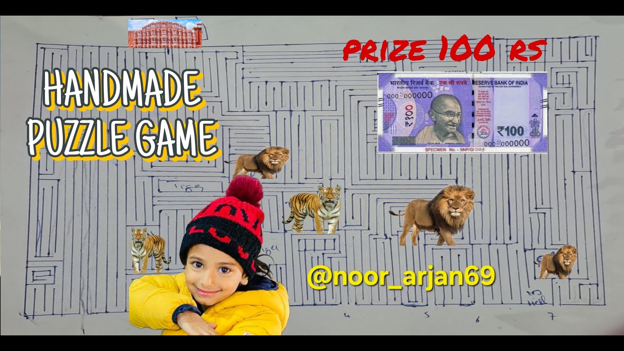 puzzle game handmade - YouTube