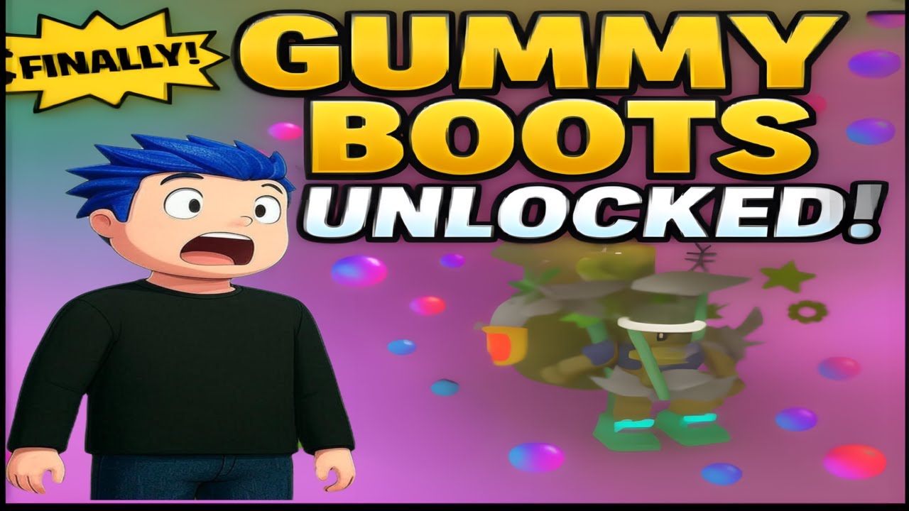 I FINALLY CRAFTED THE **GUMMY BOOTS** in Bee Swarm Simulator - YouTube