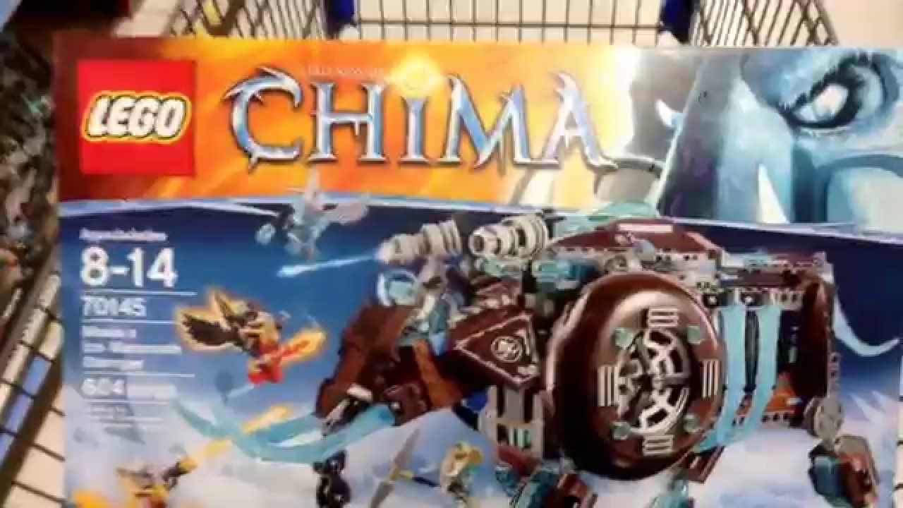 LEGO CHIMA "Maula's Ice Mammoth Stomper" Huge Lego Toy Set / Toy Review ...