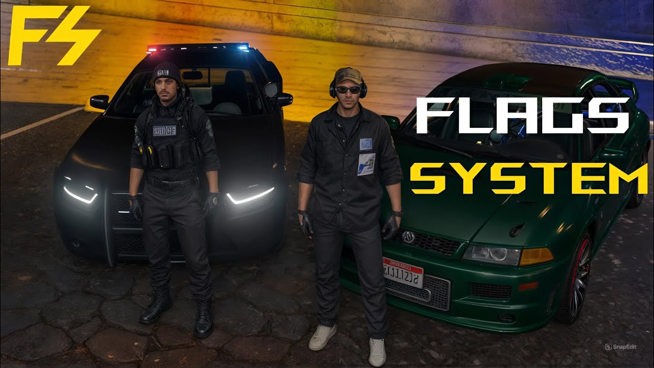 FiveM Flags Script QBCore - YouTube