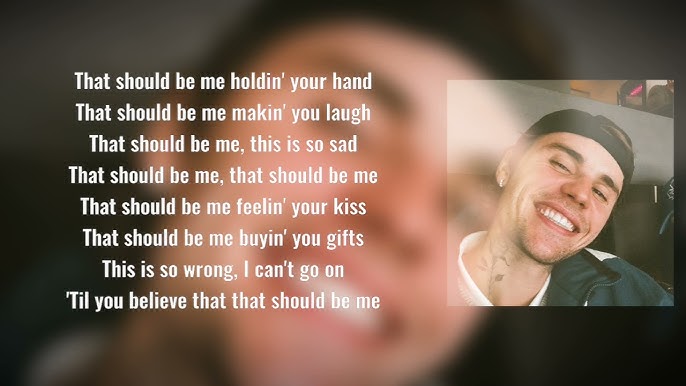 Justin Bieber That Should Be Me Lyrics