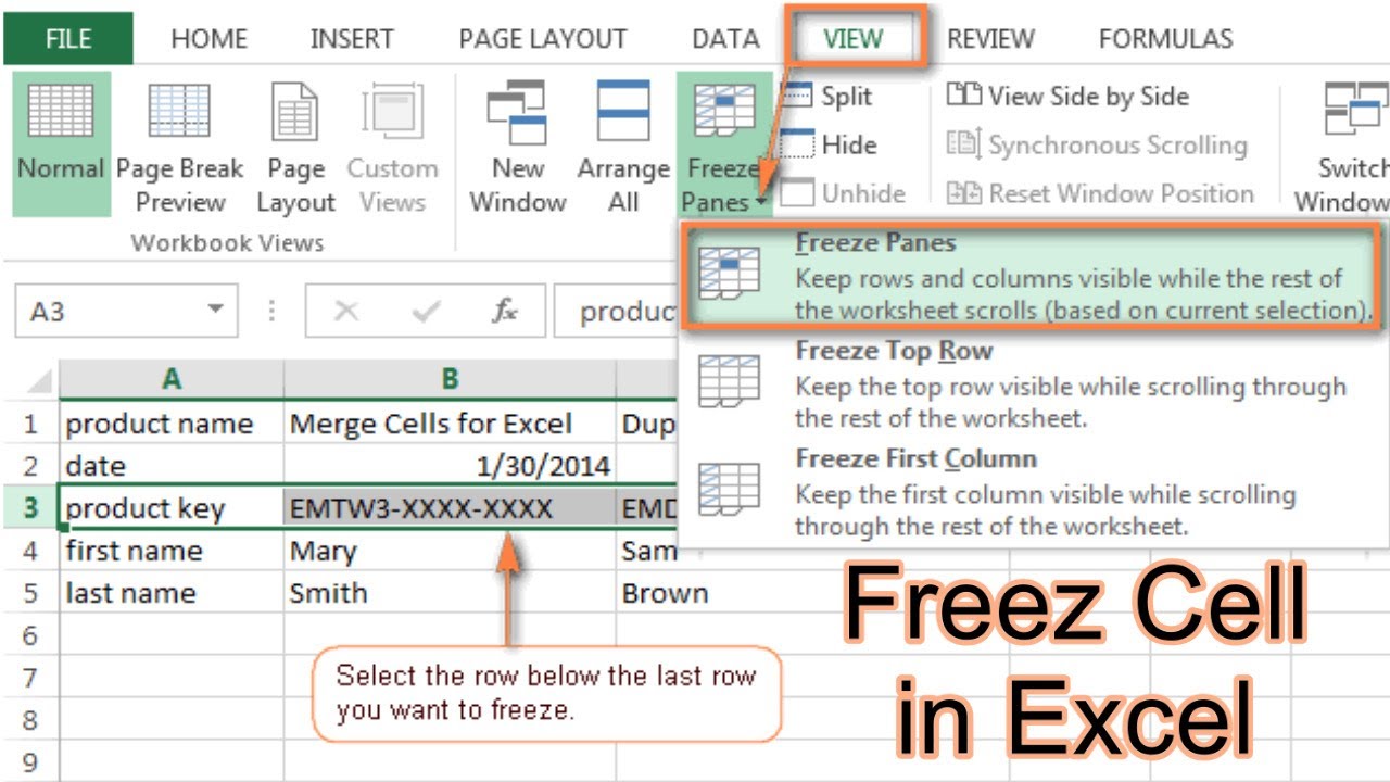 How To Freeze A Cell In Excel Why Cell Freeze lock F4 In Excel How To Freeze A Cell In Excel Why Cell Freeze lock F4 In Excel