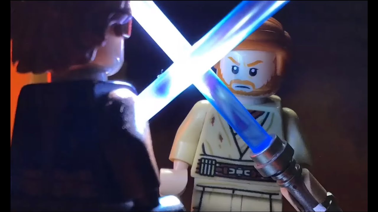 Anakin vs Obi Wan, High ground, LEGO. - YouTube