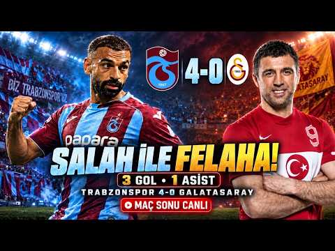 Salah Fiyaka bozdu! Trabzonspor-Galatasaray 4-0
